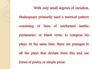 Shakespeare powerpoint presentation | PPTX