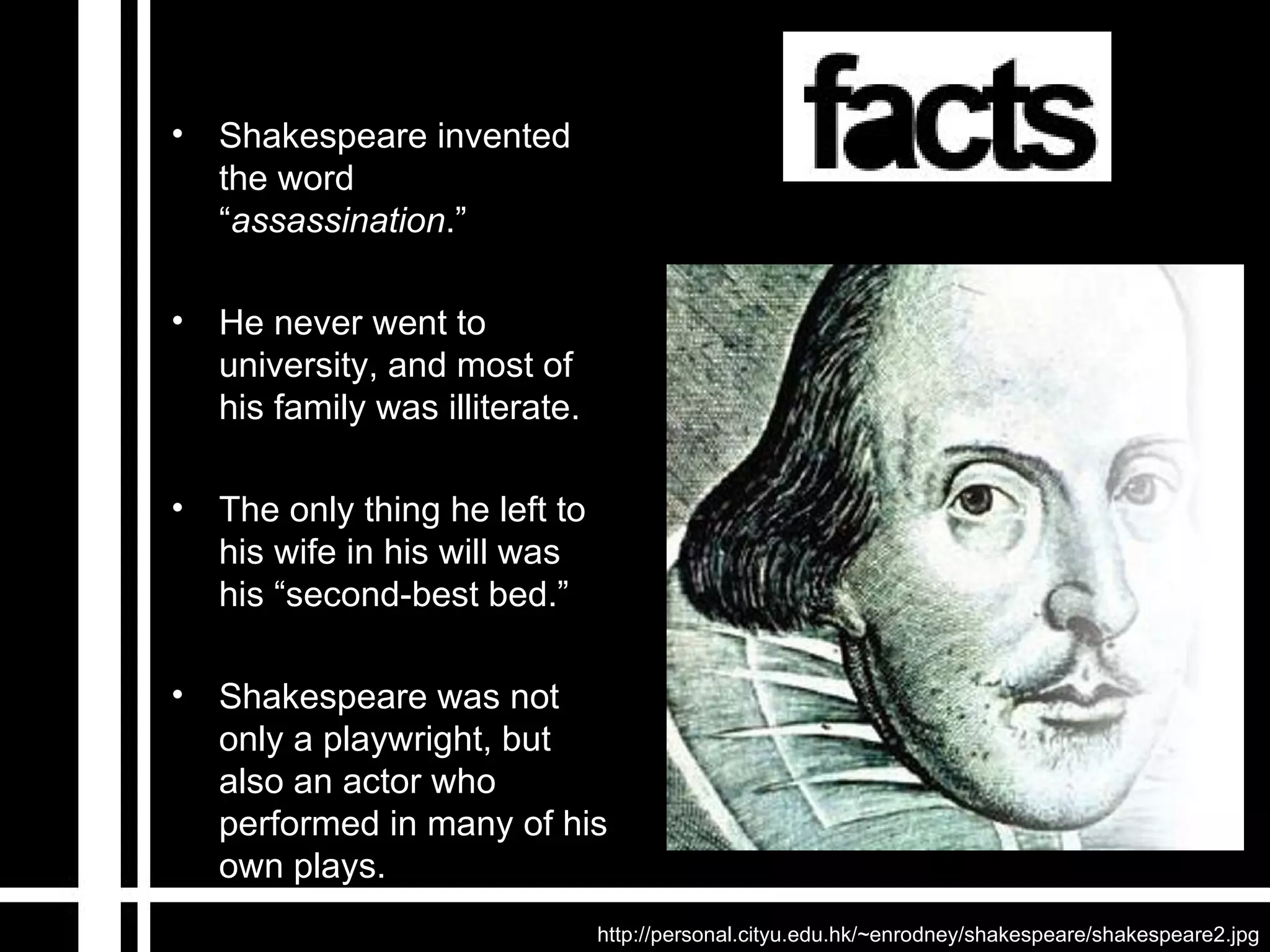 Shakespeare Powerpoint | PPT