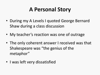 Shakespeare presentation | PPTX