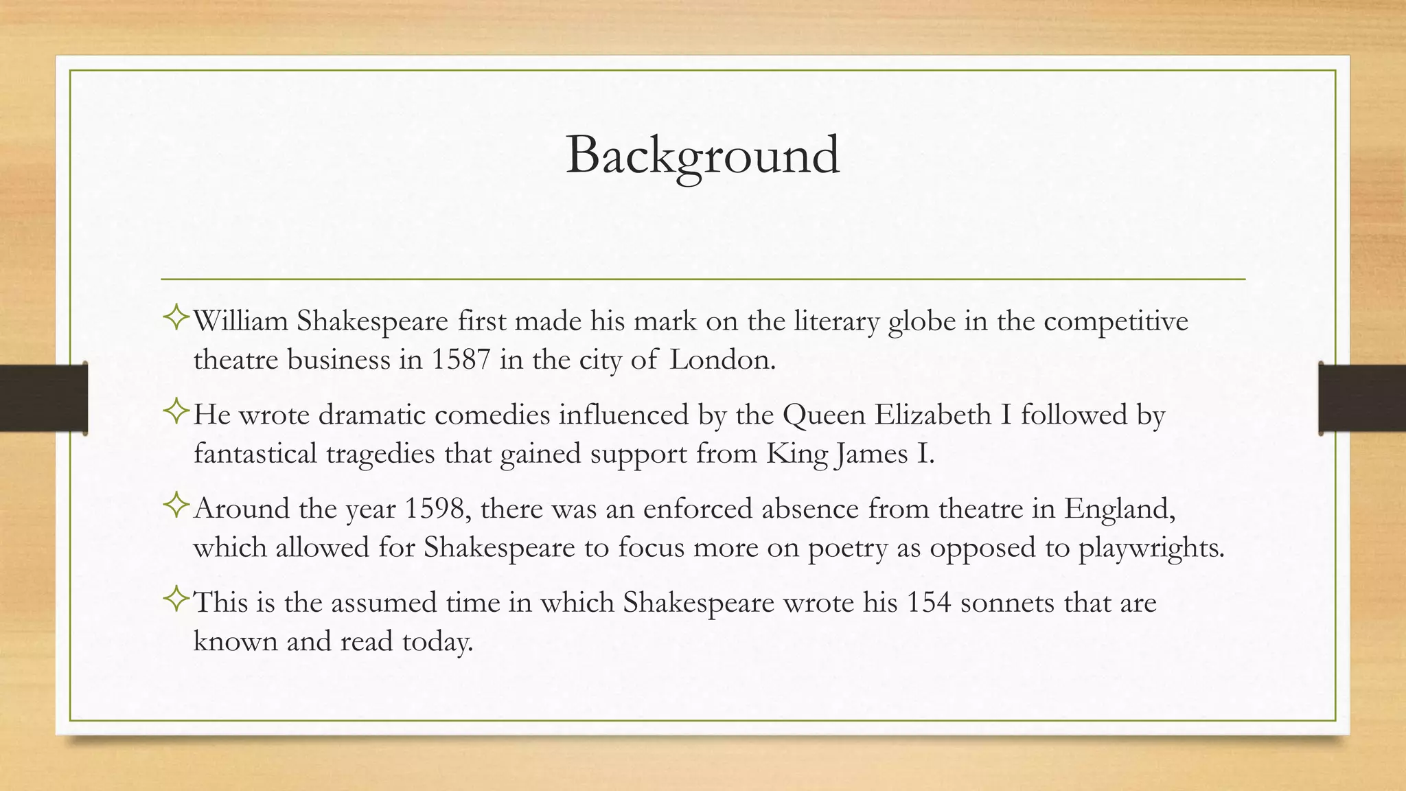 Shakespeare presentation | PPTX