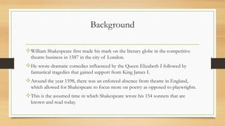 Shakespeare presentation | PPTX