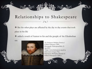Shakespeare presentation (4) | PPT