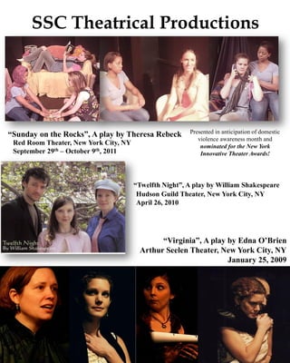 Shakespeare's Sister Company | PDF | Theater Venues | Attractions