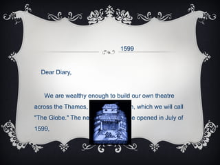 Shakespeare's diary (2) | PPT