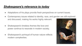 Shakespeare's Eternal Legacy- An Enduring Influence on English ...