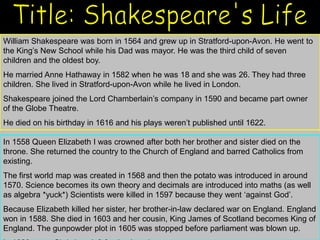 shakespeares_Introduction_and_context.ppt