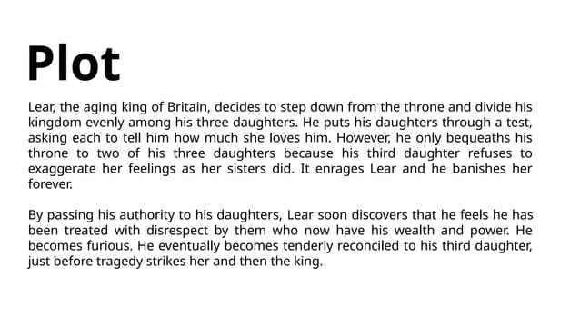 King Lear by William Shakespeare (Summary and Key Points).pptx