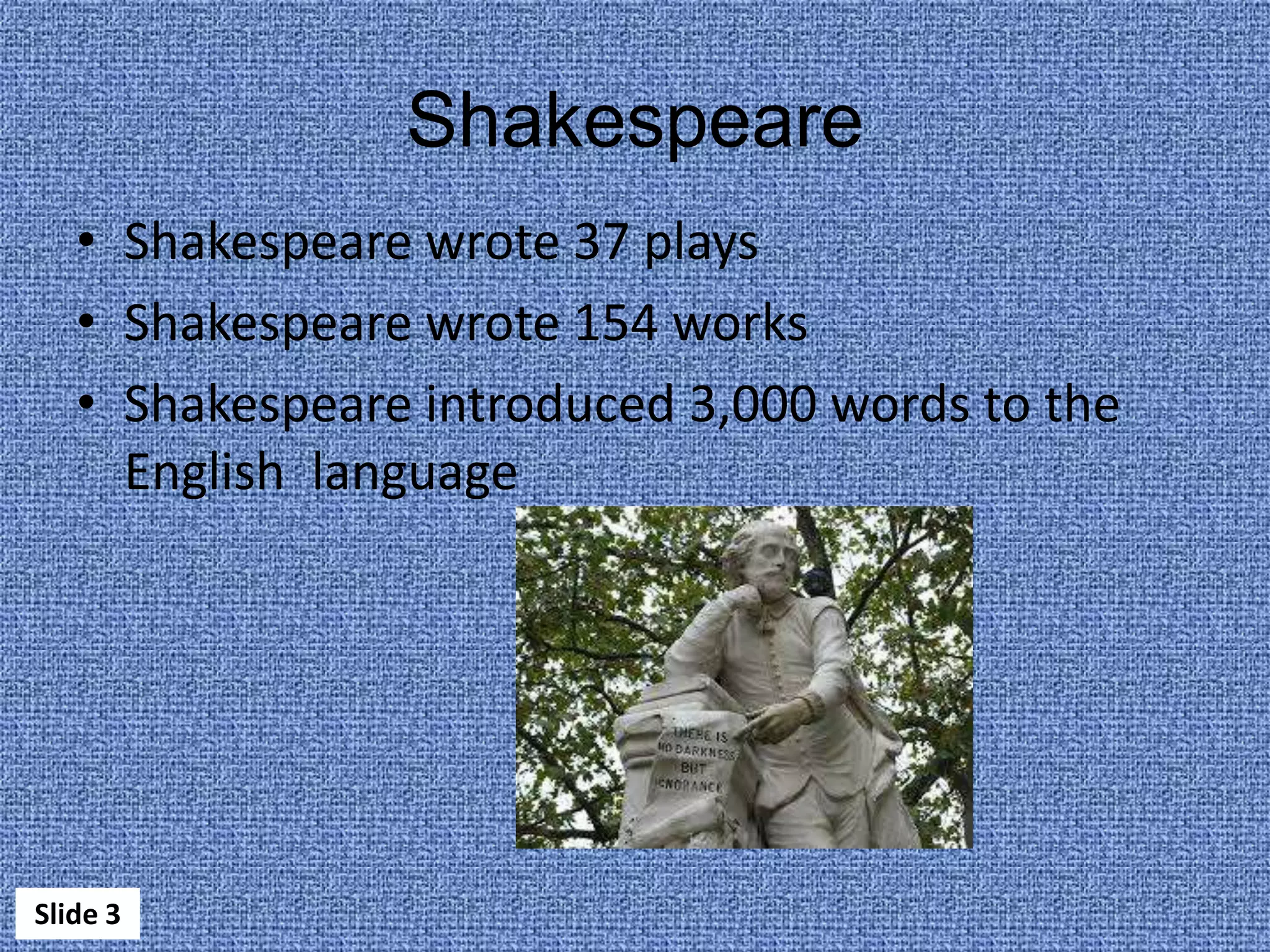 Shakespeare Slides for Analysis | PPT