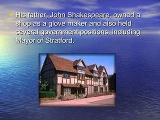 Shakespeare's life | PPT