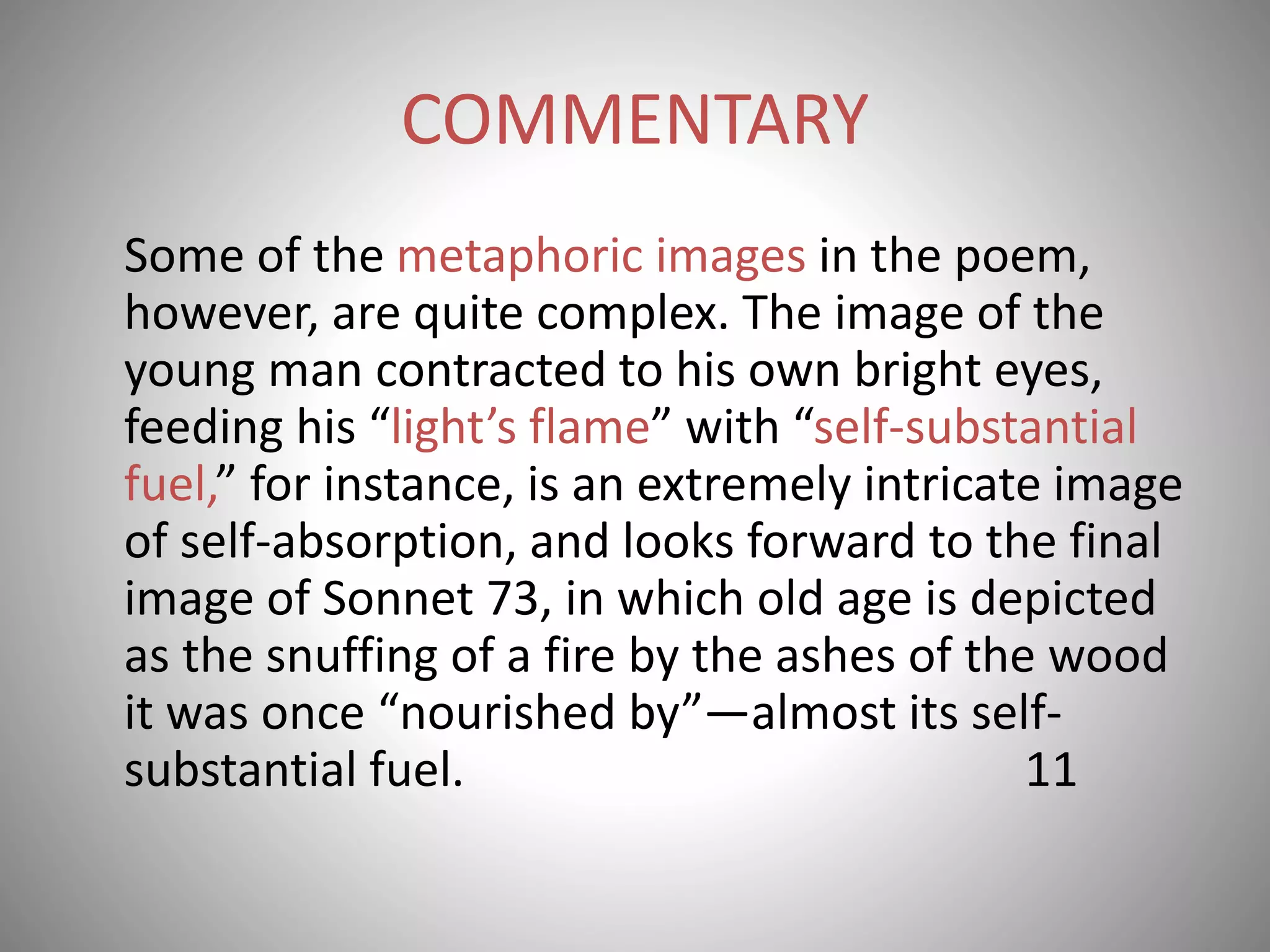 Shakespeare Sonnet 1 Pptx