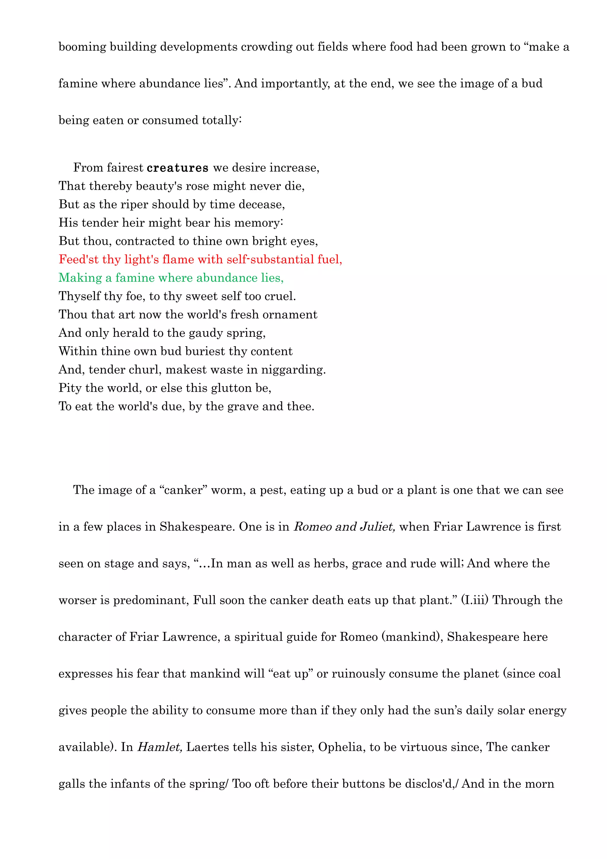 "My Mistress' Eyes Are Nothing Like the Sun": Hidden Lovers in ...