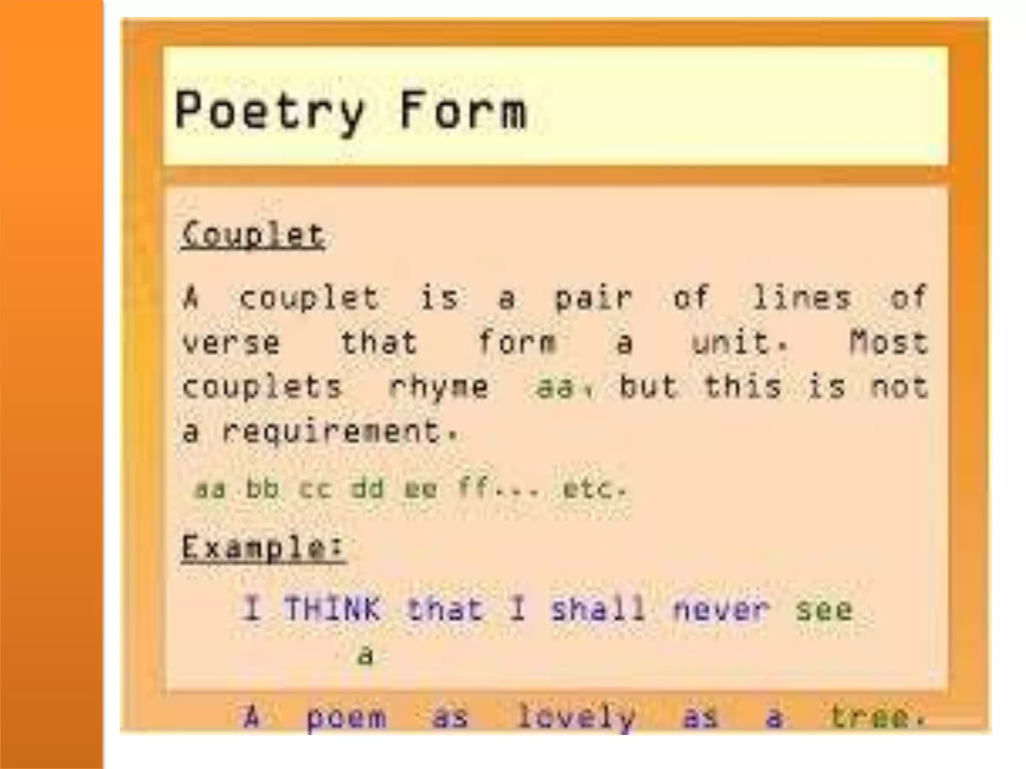 Shakespeare's rhyming couplet | PPTX