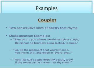 Shakespeare's rhyming couplet | PPTX