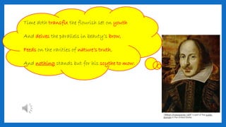 Shakespeare’s Sonnet 60 | PPTX