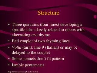 Shakespeare’s sonnets | PPT
