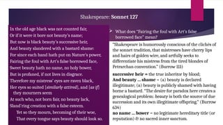 Shakespeare's Sonnets (1609).pptxpptxpptx | PPT