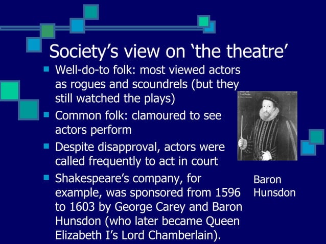 Shakespeare’s Theatre | PPT | Musicals | Genres