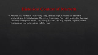 Shakespeare’s The Tragedy Of Macbeth.pptx