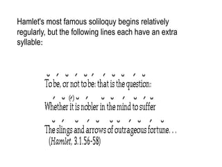 Shakespeare's use of blank verse | PPTX