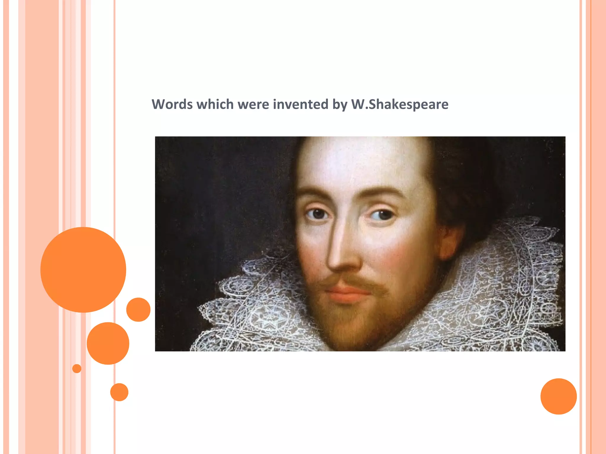 Shakespeare`s words | PPS