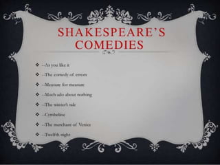 Shakespeare's Drama | PPTX