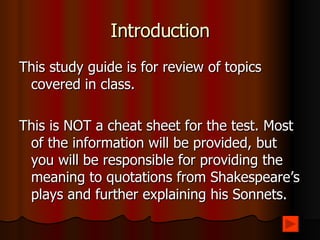 Shakespeare Tutorial2withquotes | PPT