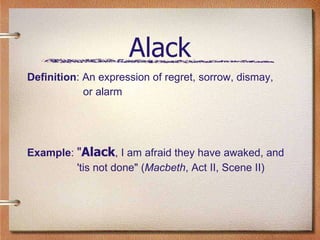 Shakespeare visual vocab taketwo | PPT