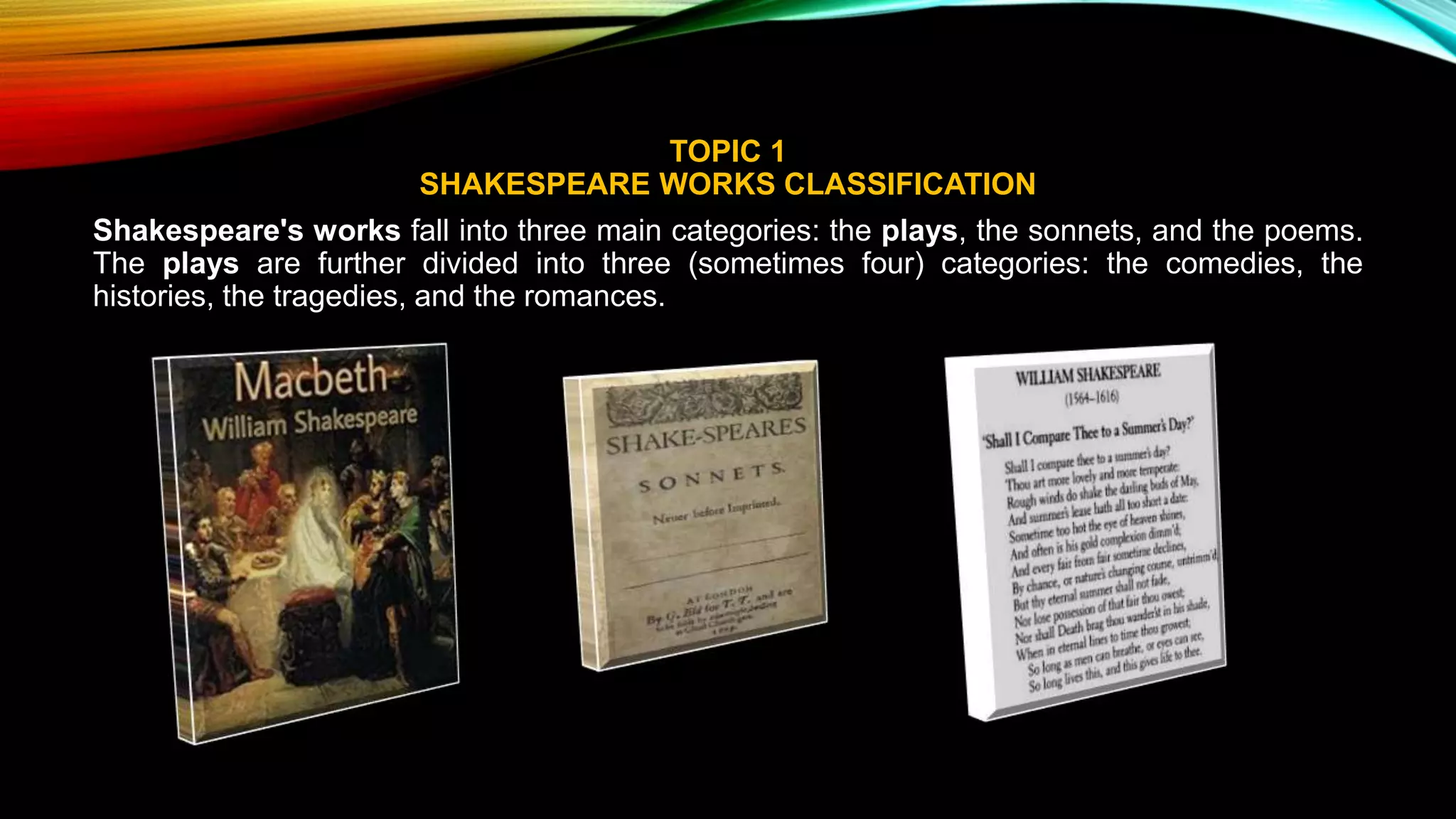 Shakespeare works | PPTX