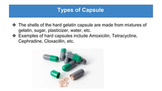 Problems and Remedy of Capsule Manufacturing | PPTX