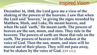 Shaking of the powers of heaven | PPTX