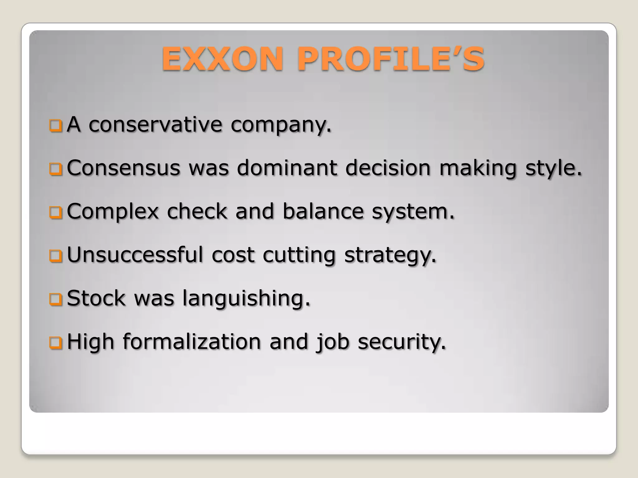 Shaking up exxon a case study | PPTX