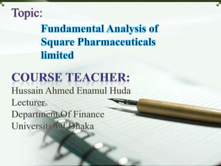 fundamental analysis | PPT