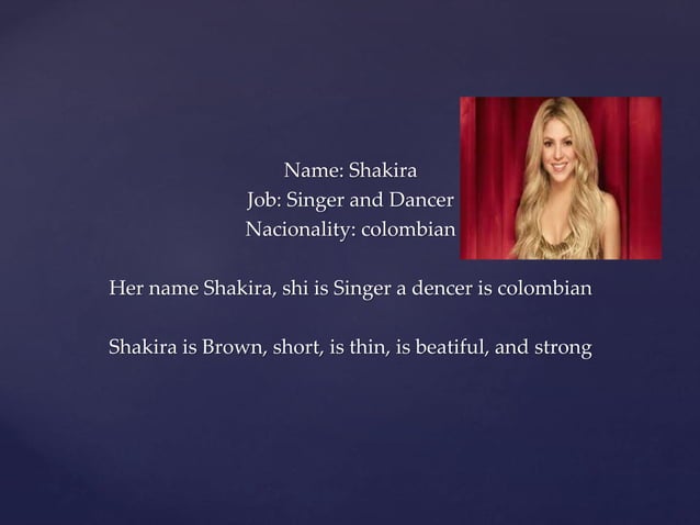 Shakira | PPTX