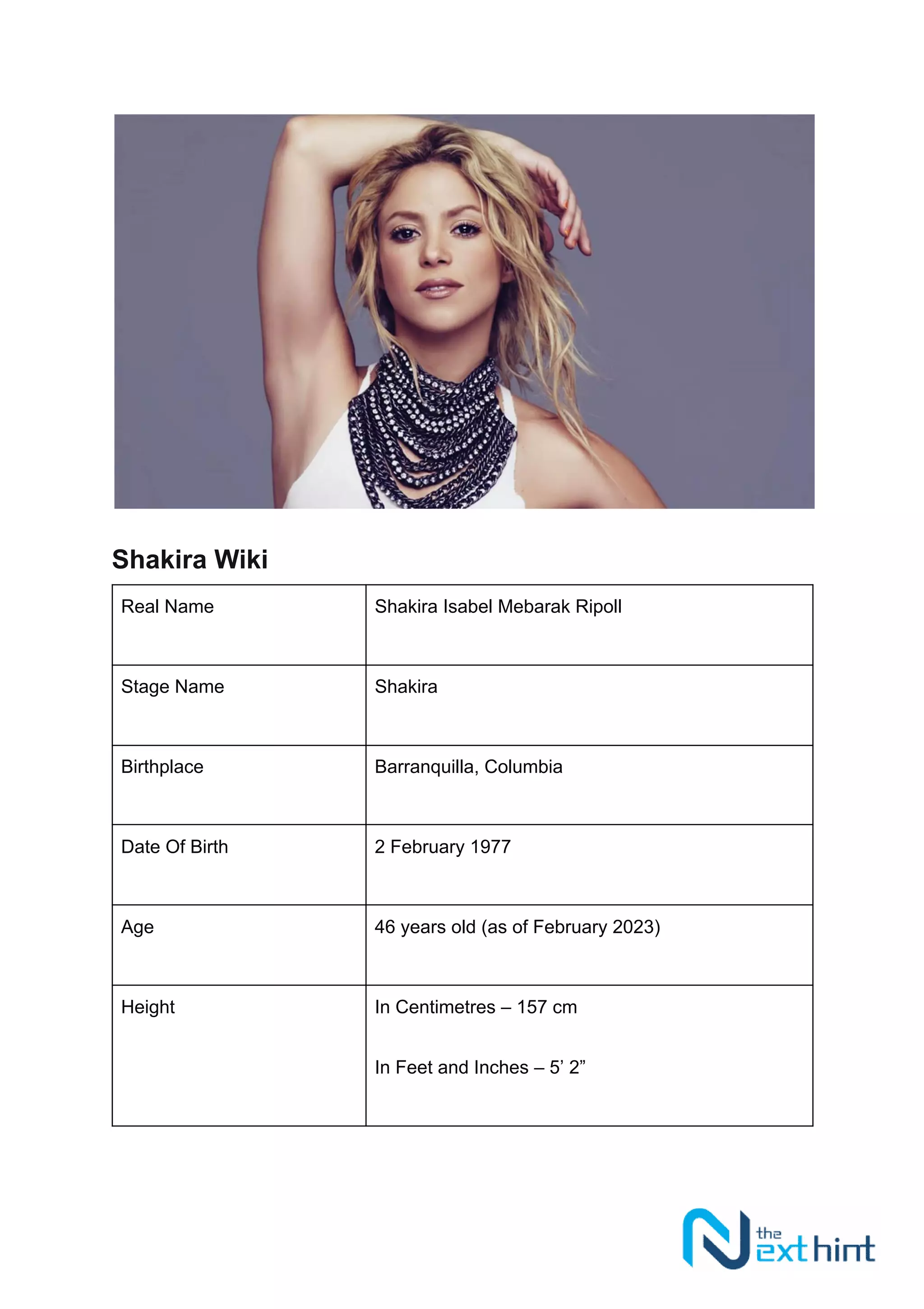 Shakira Net Worth: How Rich is the Columbian Singer? | PDF