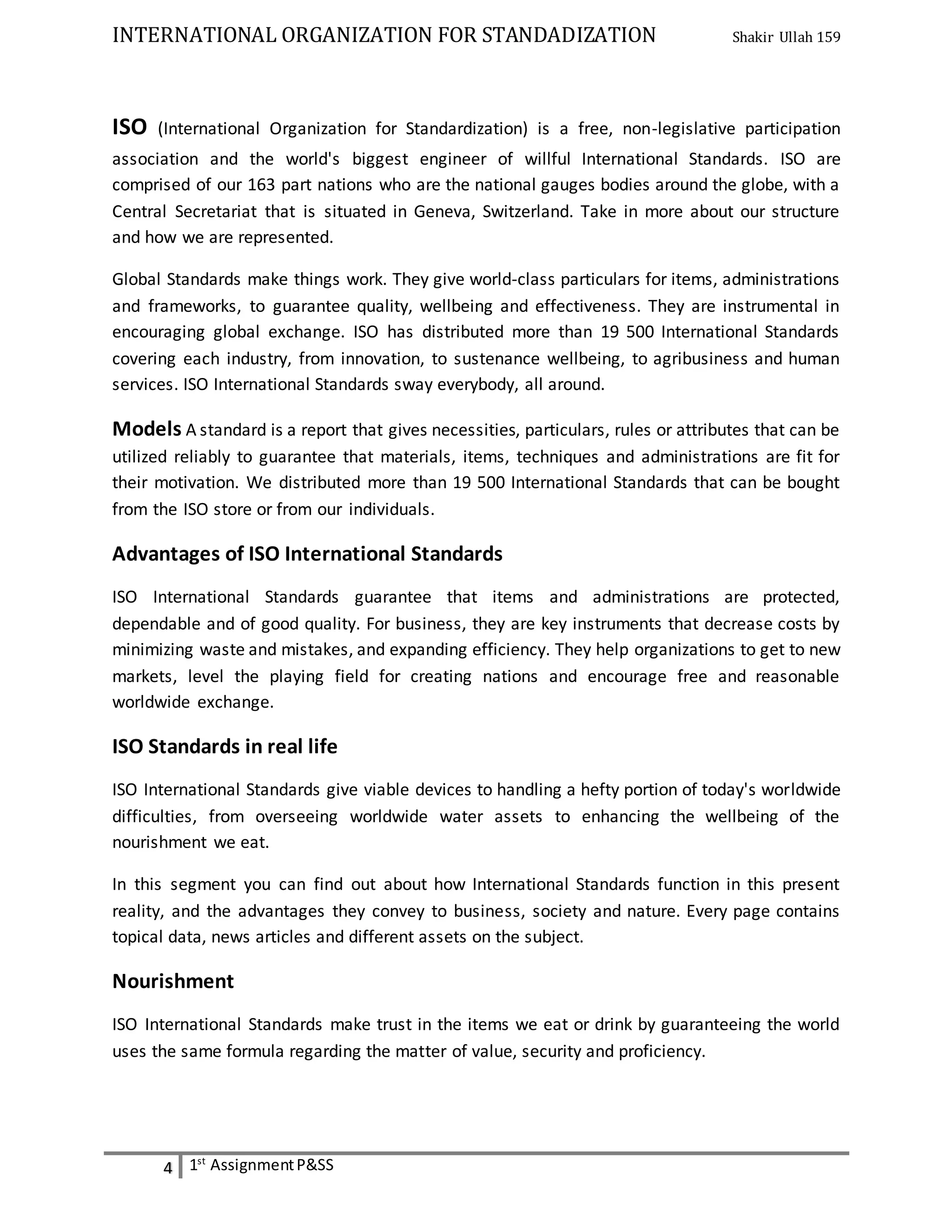 ISO standards | DOCX