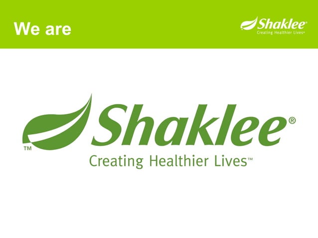 Shaklee Overview Part One | PPT