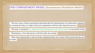 one compartment modeling general introduction | PPT