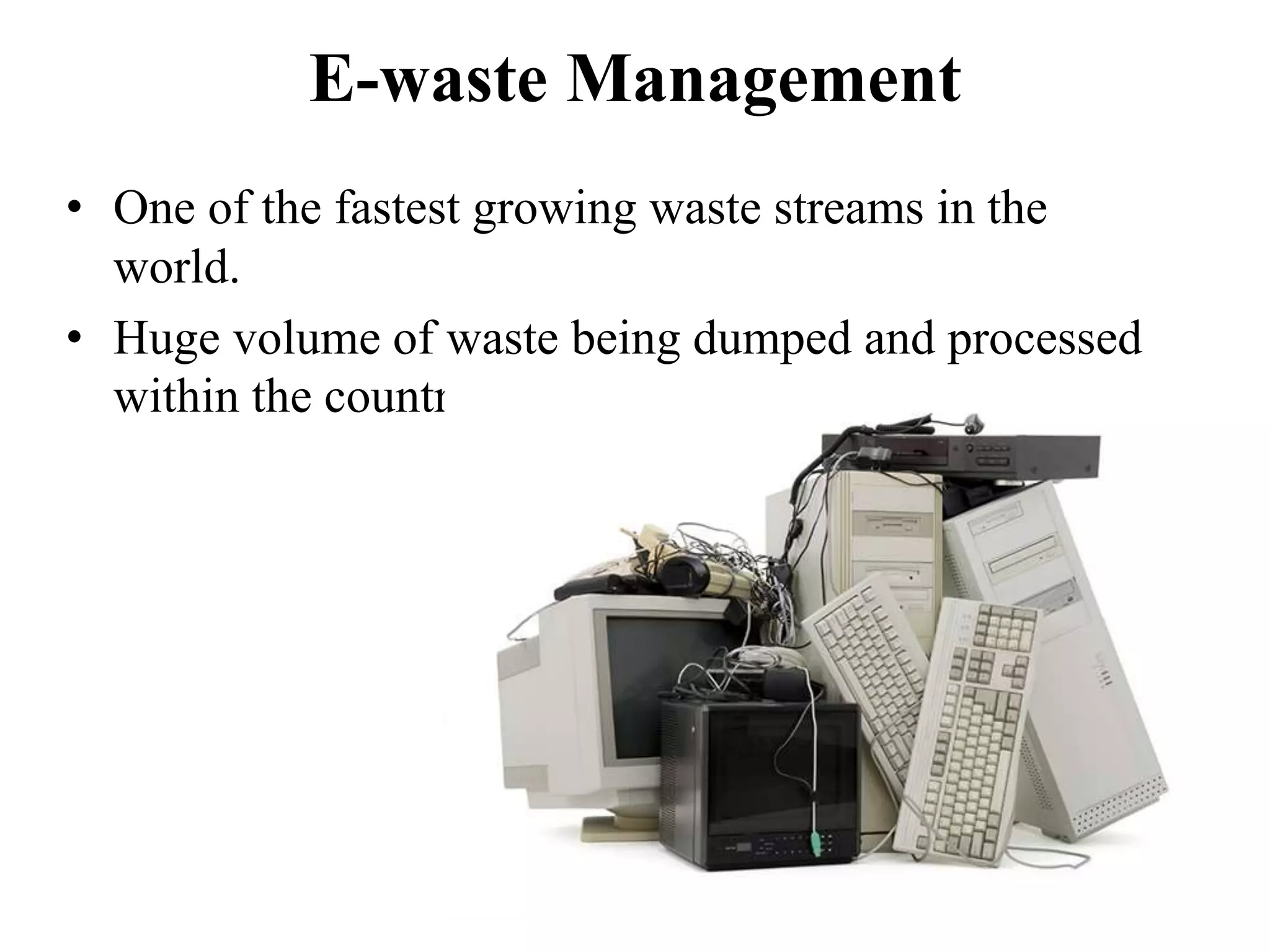 Waste management in india | PPTX | Environmental Services Industry ...