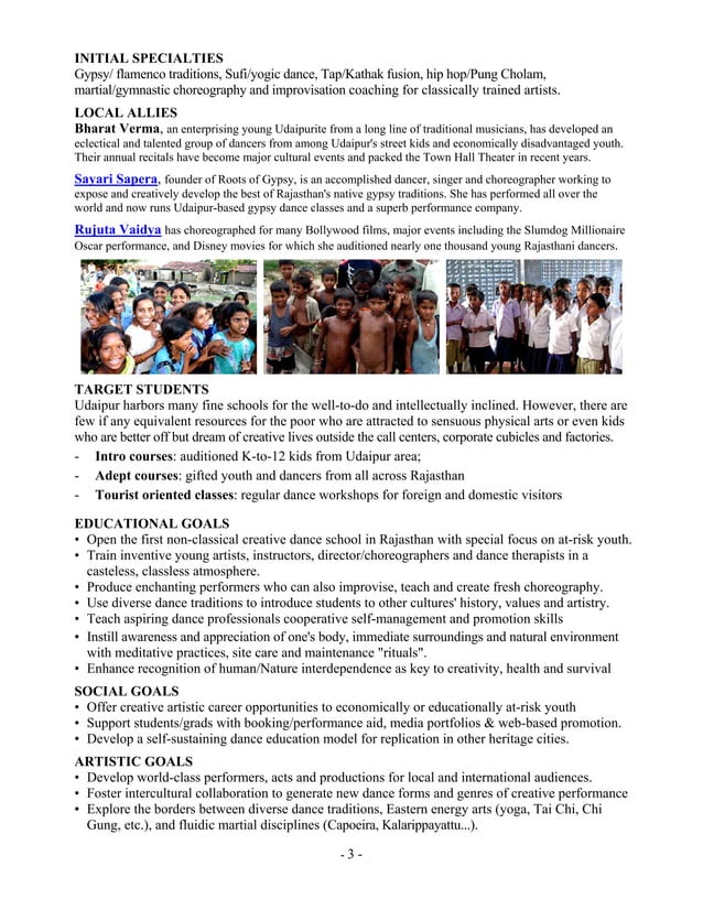 Shakti Dance Academy Overview | PDF