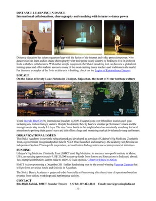 Shakti Dance Academy Overview | PDF