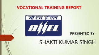 BHEL training ppt | PPTX