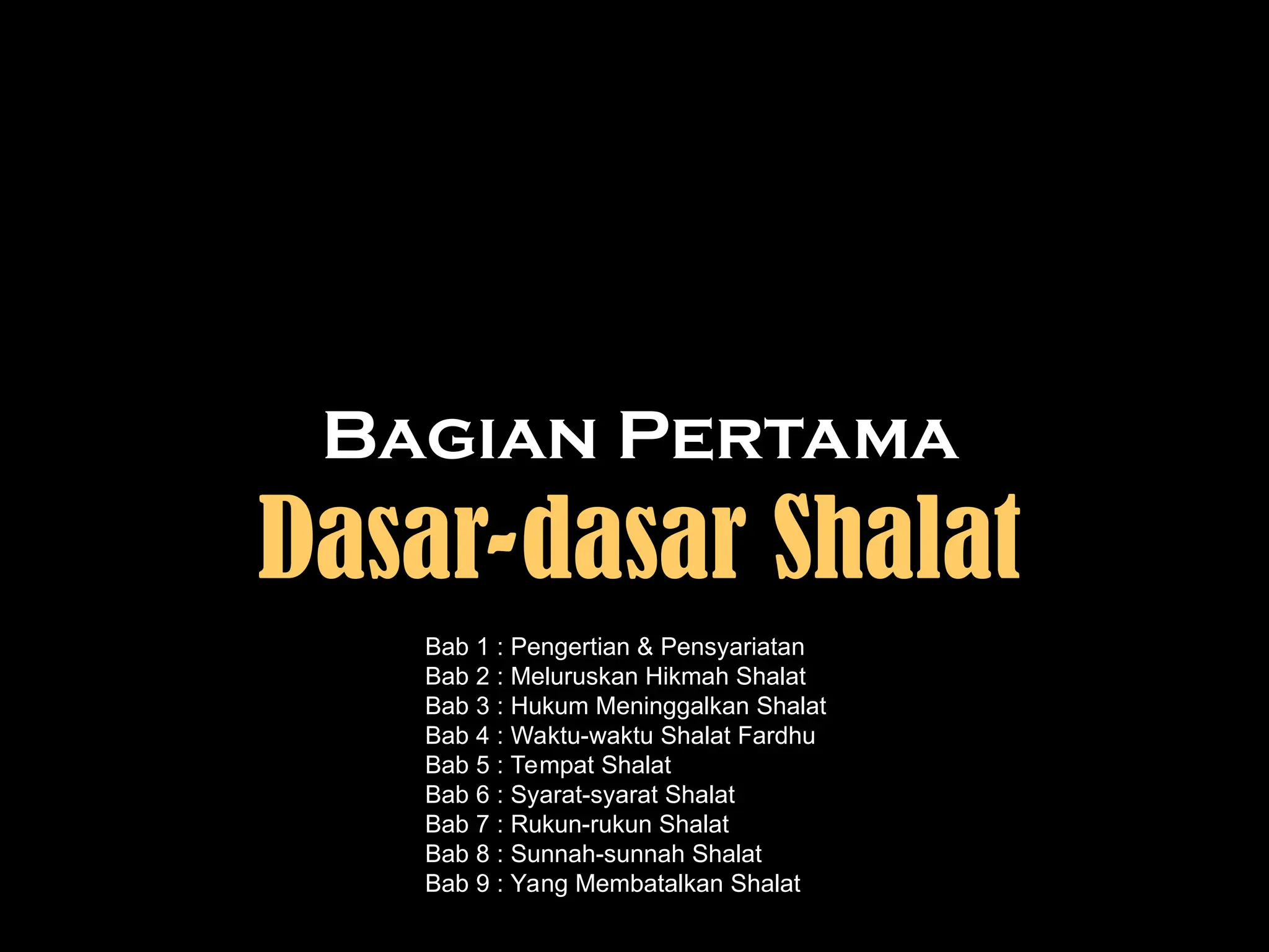 Syarat syarat dan rukun dalam shalat.ppt