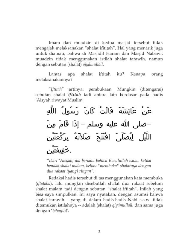 Shalat iftitah 01 | PDF