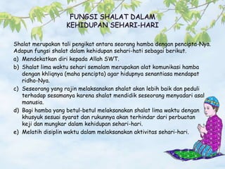 Shalat ppt ku | PPTX