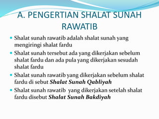 Shalat sunah rawatib | PPTX