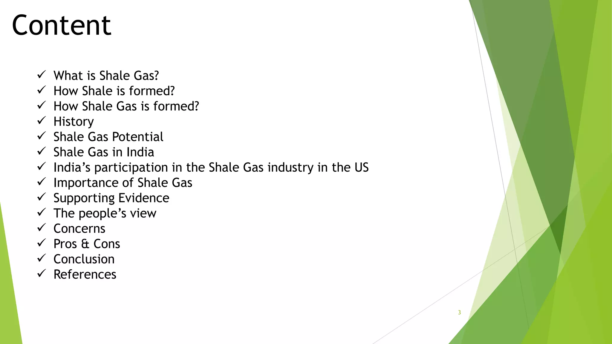 Shale gas by sanyam jain | PPTX