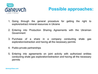 Shale gas in Ukraine | PPTX