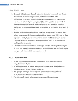 Extracting the Shales | PDF