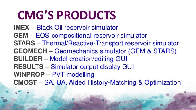 Shale & tight reservoir simulation cmg