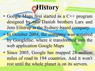 Google map and navigation | PPTX